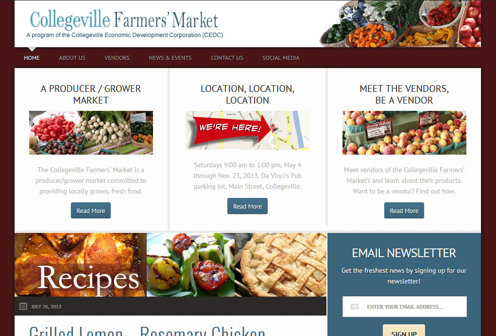 Collegeville Farmers' Market - Delos Inc
